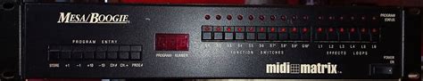 Mesa Boogie midi matrix rack années 80 Reverb Mesa Boogie midi matrix rack années 80 Reverb