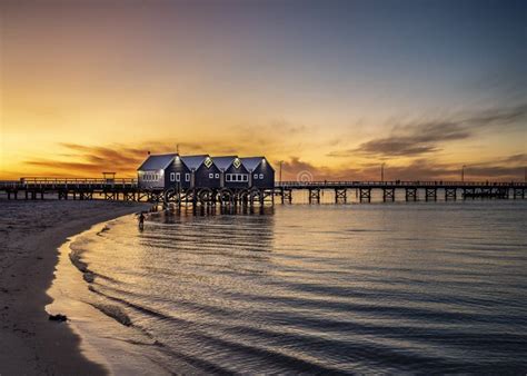 Busselton Jetty Sunset Editorial Photography Image Of Busselton