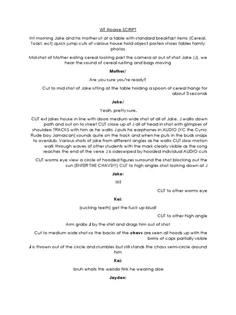 Wt Hoarse Script Pdf Leisure