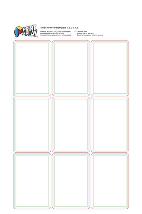Trading Card Template Png