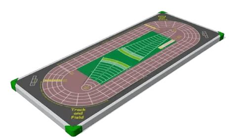 Track And Field Game Board Tabletop Playground Games