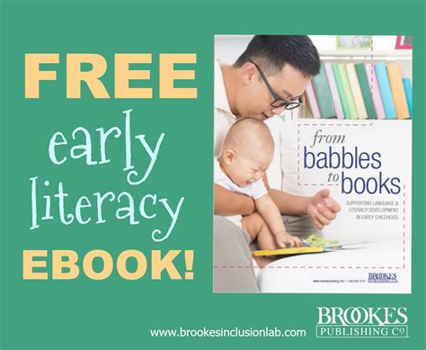Free Early Literacy Ebook From Babbles To Books Brookes Blog