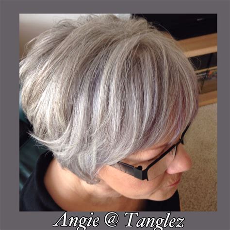 Hairstyles Grey Hair With Lowlights Hairstyles6c