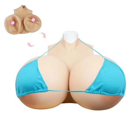 Oppaionaho Diy Inflatable Silicone Breast Forms Zzz Cup Realistic Fake Boobs For Drag Queen