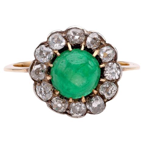 Gia 5 Carat Sapphire Diamond 18k Yellow Gold Silver Cluster Ring For