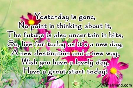 Good Day Poems