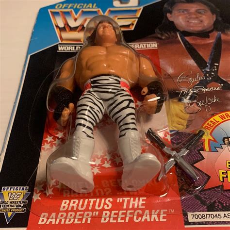 Brutus The Barber Beefcake Series 3 Wwf Hasbro Retrofigure