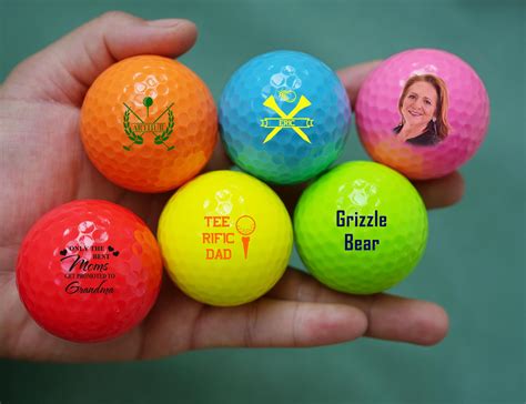 Personalized Color Golf Balls Custom Your Own Golf Balls T For