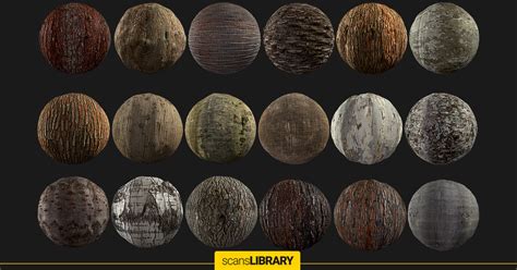 Bark Scans 2d Textures And Materials Unity Asset Store