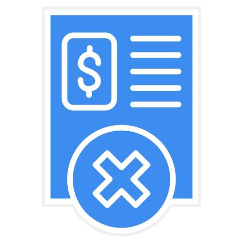 Premium Vector Early Termination Fee Icon Style