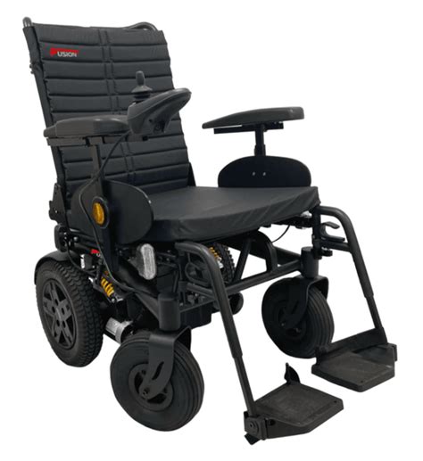 Quantum Fusion E Compact Electric Wheelchair Rear Wheel Drive Modular