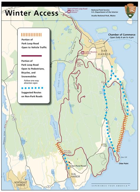 Acadia National Park Map Printable
