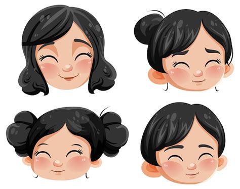 Girl Face Cartoon 3547281 Clipart Library