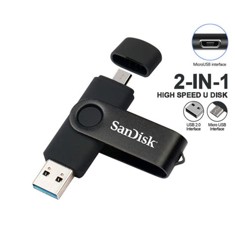 Otg 2 In 1 Micro Usb Flash Drive 20 8gb 16gb 32gb 64gb 128gb 256gb