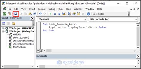 How To Hide Formula Bar Using Vba In Excel With Easy Steps