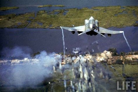 Usaf Phantom Rocket Attack On Vietnamese Village 1966 F 4 Phantom Ii