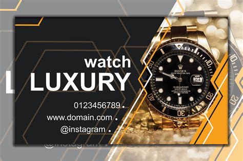Luxury Watch Store Banner Template Graphic By Designer Man · Creative