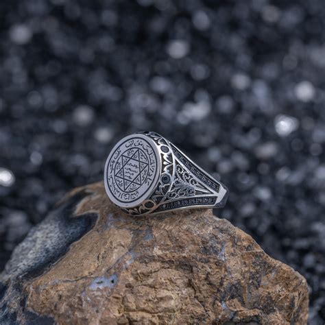 King Solomon Seal Ring Lightweight Ring Dorasilverdesign