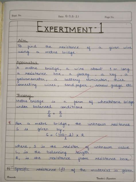 Class 12 Physics Experiment No1 Pdf