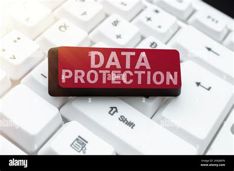Text Caption Presenting Data Protection Conceptual Photo Legal Control Over Access And Use Of