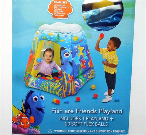 Disney Pixar Finding Dory Playland Roof Ball Toss With 20 Balls