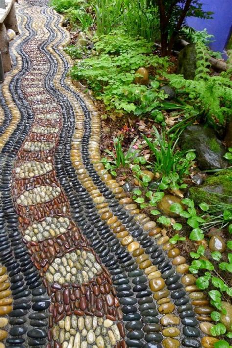 52 Amazing Pebble Garden Paths Digsdigs
