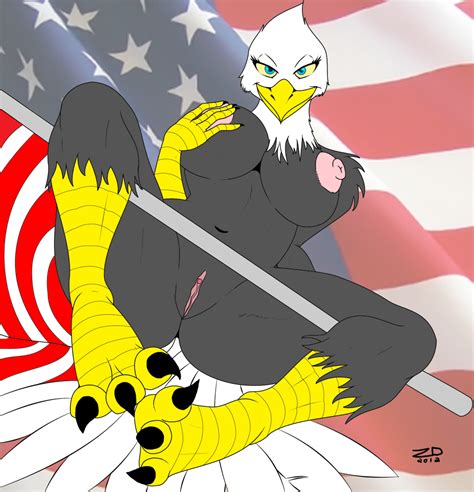 Rule 34 Avian Beak Big Breasts Blue Eyes Breasts Clitoris Eagle Feathers Female Looking At
