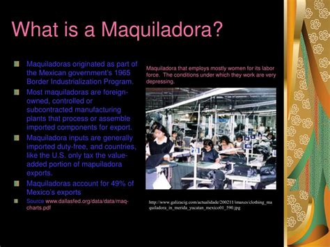Ppt The Maquiladora Industry Powerpoint Presentation Free Download