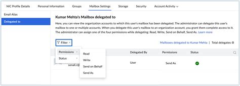 Delegated Admin Actions