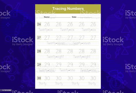 추적 번호 워크시트 아이들을위한 교육 워크 시트 번호를 배우십시오 0명에 대한 스톡 벡터 아트 및 기타 이미지 0명 개체 그룹 공부 Istock