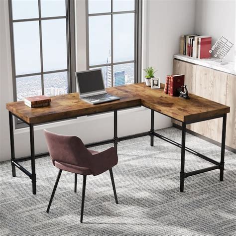 Wood Corner Computer Desk