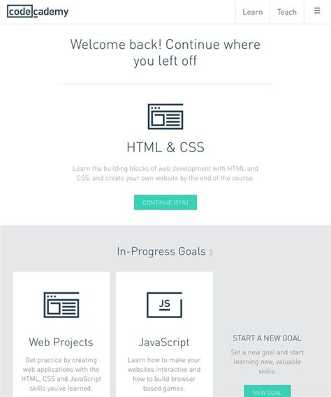 codecademy new design ui inspiration gui design create your own website