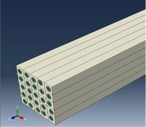 A Typical Rve Of Case 2 And 3 A Cross Sectional View Of Block With Download Scientific