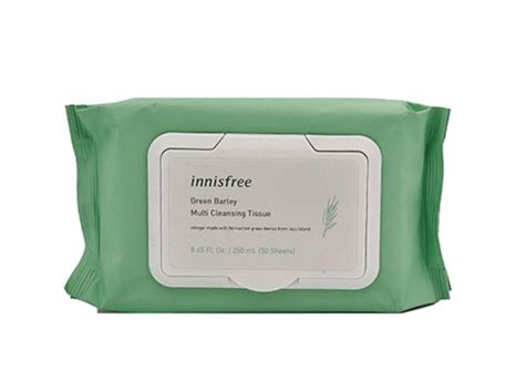 Очищающие салфетки для лица Innisfree Green Barley Multi Cleansing ...