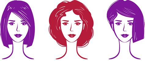 미용 살롱 메이크업 로고입니다 아름 다운 여자와 유행 헤어스타일으로 젊은 여자의 초상화 벡터 일러스트 레이 션 가발에 대한 스톡 벡터 아트 및 기타 이미지 Istock