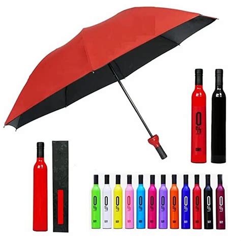 Wine Bottle Shape Umbrella At ₹ 140 Piece In Surat Id 2851355260955
