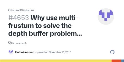 Why Use Multi Frustum To Solve The Depth Buffer Problem When Logarithmic Depth Buffer Method