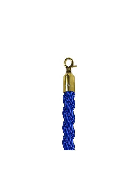 Braided 1 5m Cord For Cord Separator Post Gold Blue