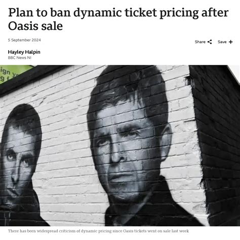 Plan To Ban Dynamic Ticket Pricing