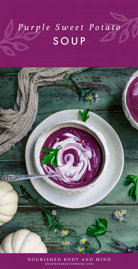 Purple Sweet Potato Soup