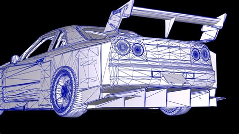 Liberty Walk Super Silhouette Nissan R34 Skyline 3d Model By Impulse99