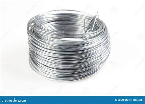 Wire Coil Stock Image Image Of Metallic Industry Flexibility 28648413