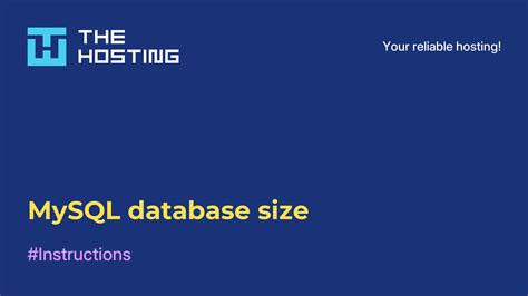 Mysql Database Size Mysql Database Size