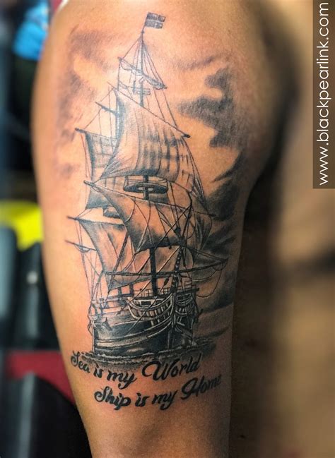 Best Compass And Ship Tattoos For Sailors And Travelers