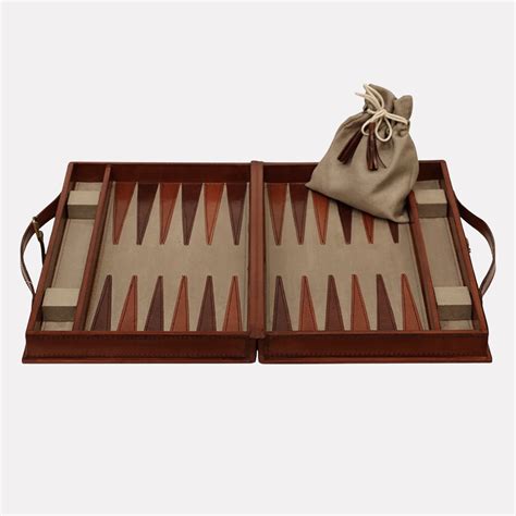 Backgammon Set Leather