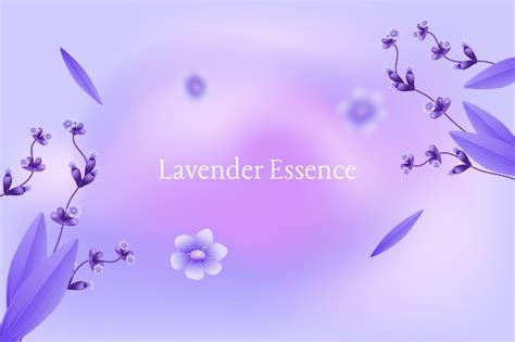 Free Vector Realistic Digital Lavender Background