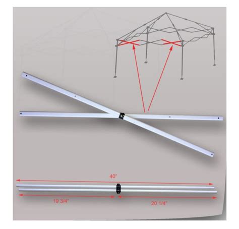Quik Shade Replacement Parts Generic Canopy Repair Kit 2