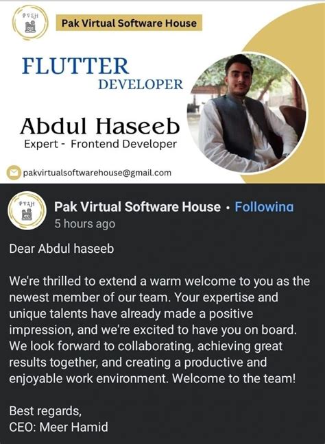 abdul haseeb on linkedin flutterdeveloper androidappdevelopment