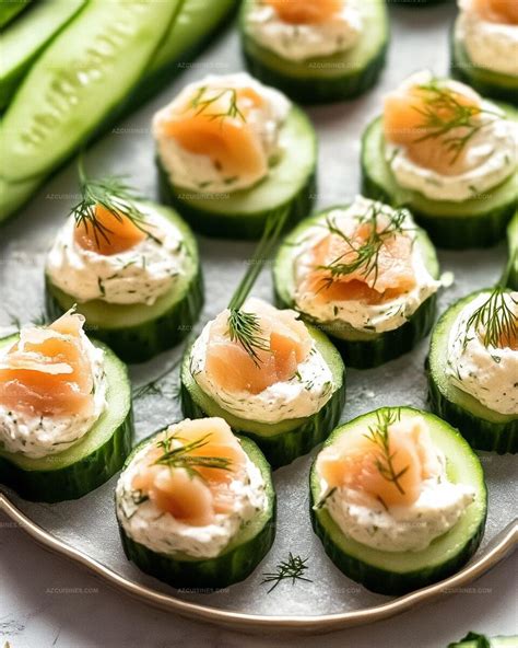 The Best Cucumber Canapes With Smoked Salmon Mousse Recipe Az Cuisines