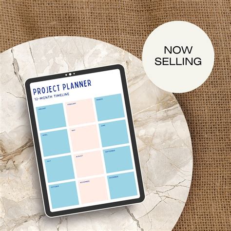 Printable Project Tracker Digital Download Project Planner